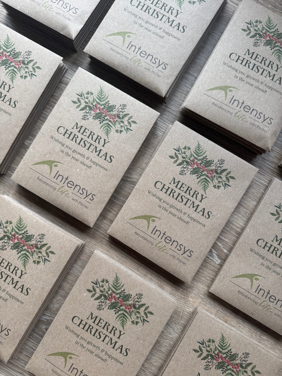 Branded Christmas Seed Packets | Thank You Christmas Card ...